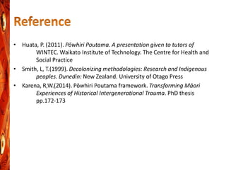 Pōwhiri Poutama Framework 2014: Applying Culturally safe practice in ...