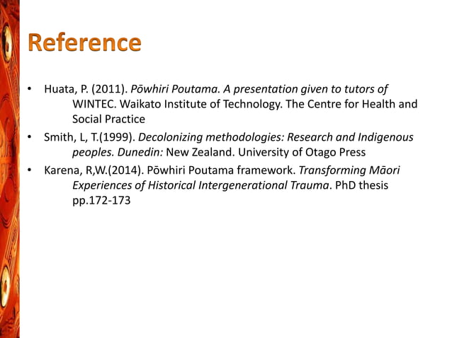 Pōwhiri Poutama Framework 2014: Applying Culturally safe practice in ...