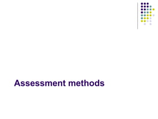 Marking a mark: assessment for learning | PPT