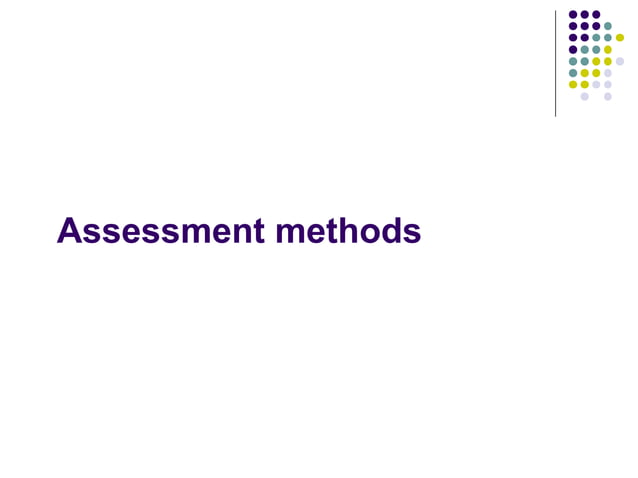 Making a mark: assessment for learning. Powis & Webb | PPT
