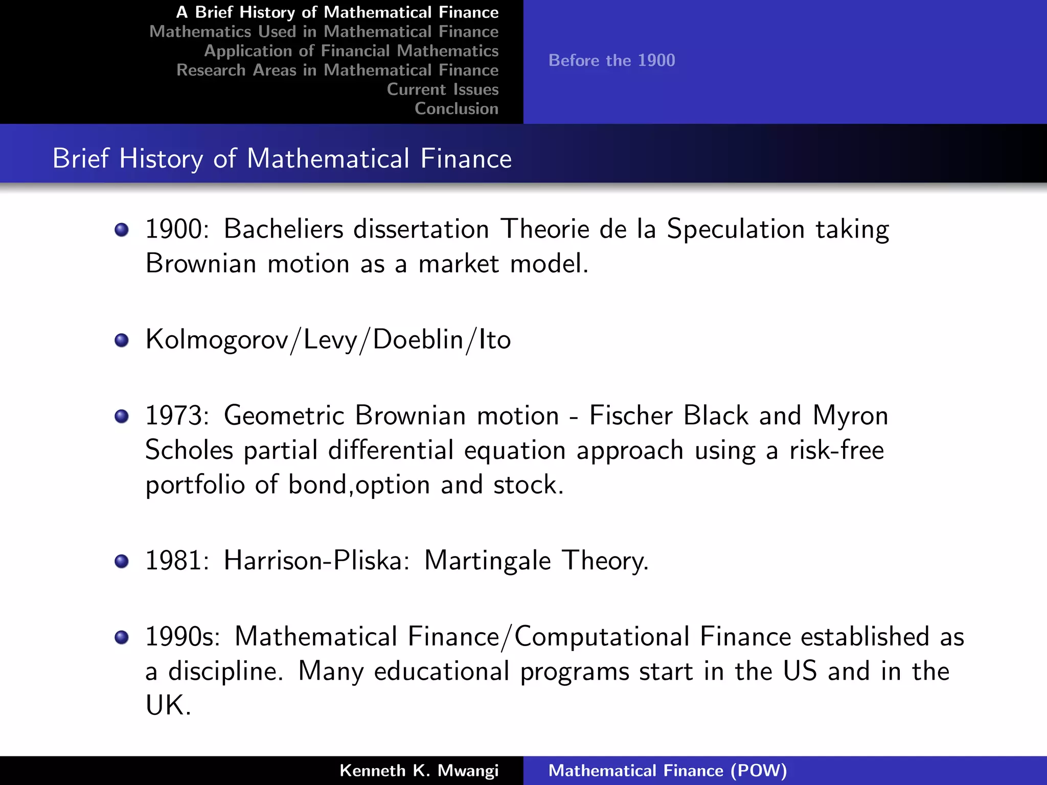 Financial Mathematics | PDF