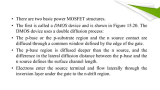 Power BJT and Power MOSFET | PPTX