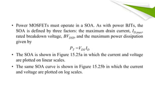 Power BJT and Power MOSFET | PPTX