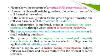 Power BJT and Power MOSFET | PPTX