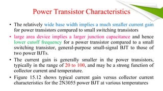 Power BJT and Power MOSFET | PPTX