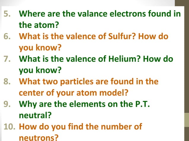 Powr Notes Bohr Models - Day 2 | PPT