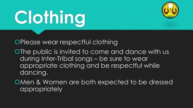 Pow wow Etiquette | PPT