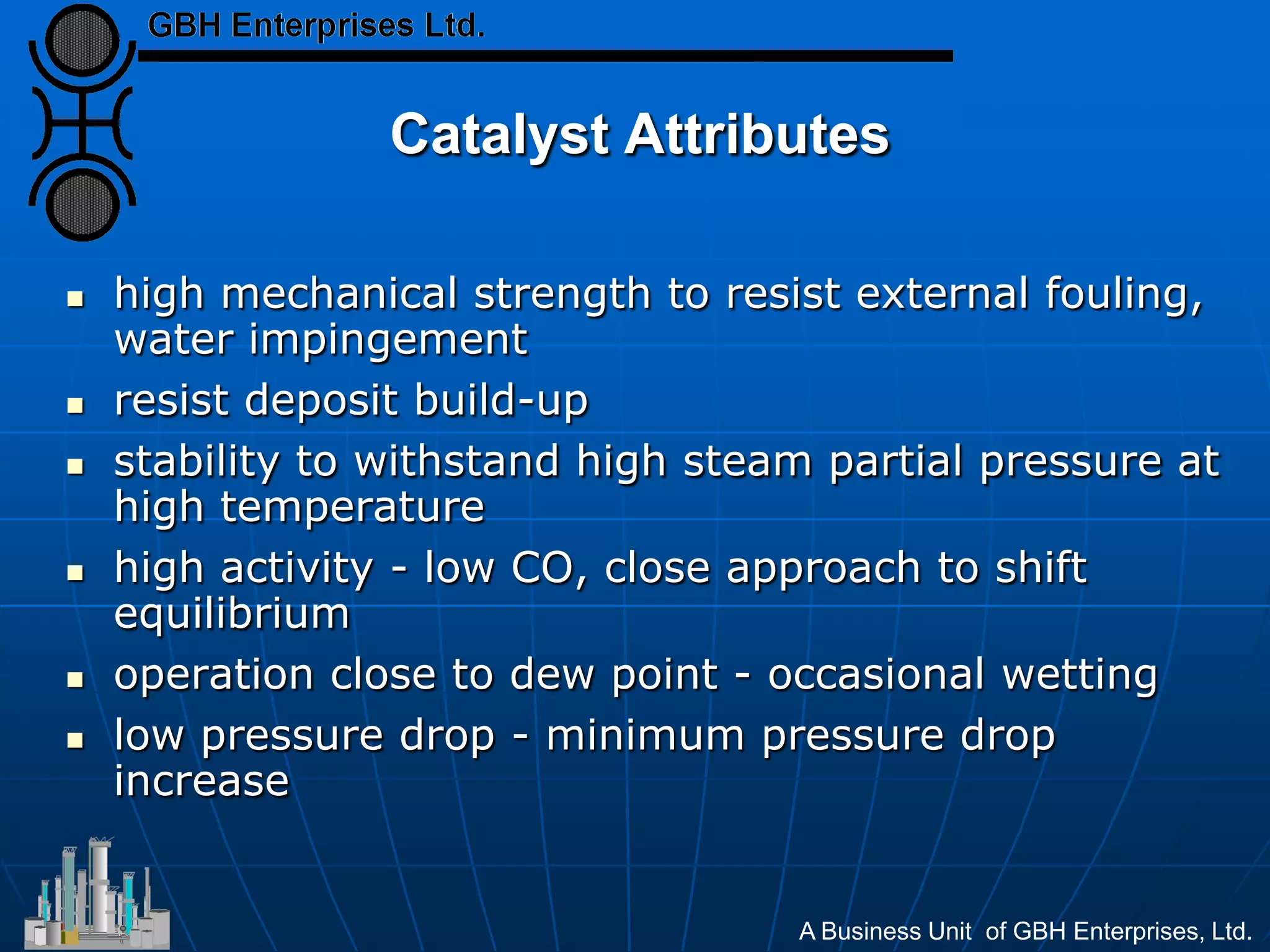 POx and Sour Shift Catalyst Applications | PDF