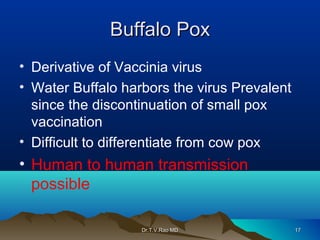 Buffalo Pox in AIDS Patient | PPT