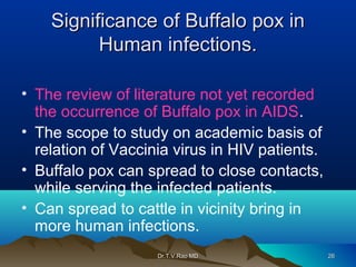 Buffalo Pox in AIDS Patient | PPT