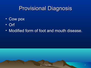 Buffalo Pox in AIDS Patient | PPT
