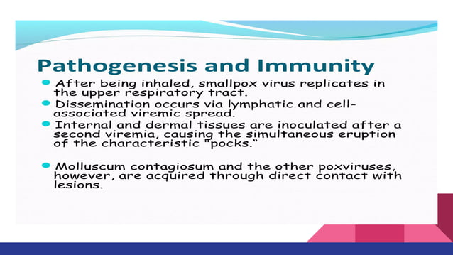 Pox Virus-Pathogenesis Immunity & Diagnosis | PDF