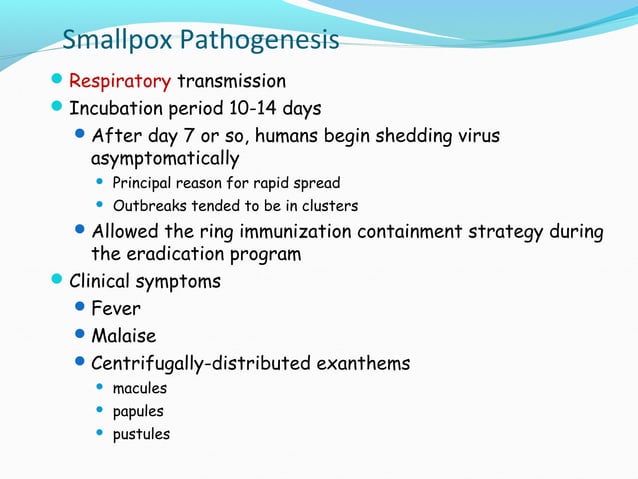 Poxviruses | PPT | Infectious Diseases | Diseases and Conditions