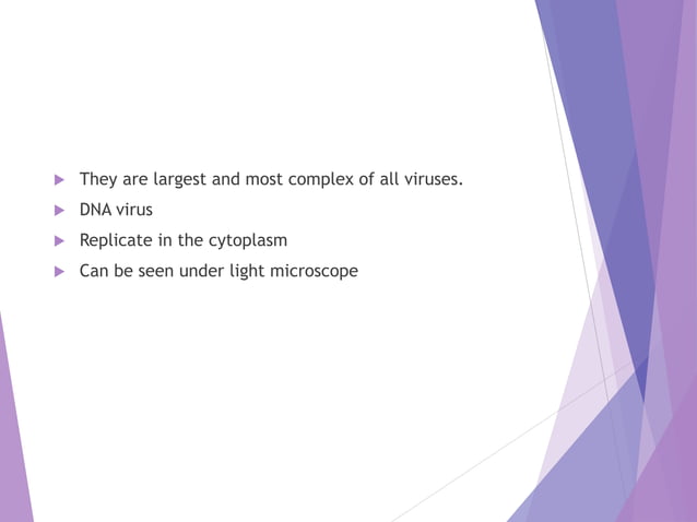 POXVIRUSES.pptx | Infectious Diseases | Diseases and Conditions