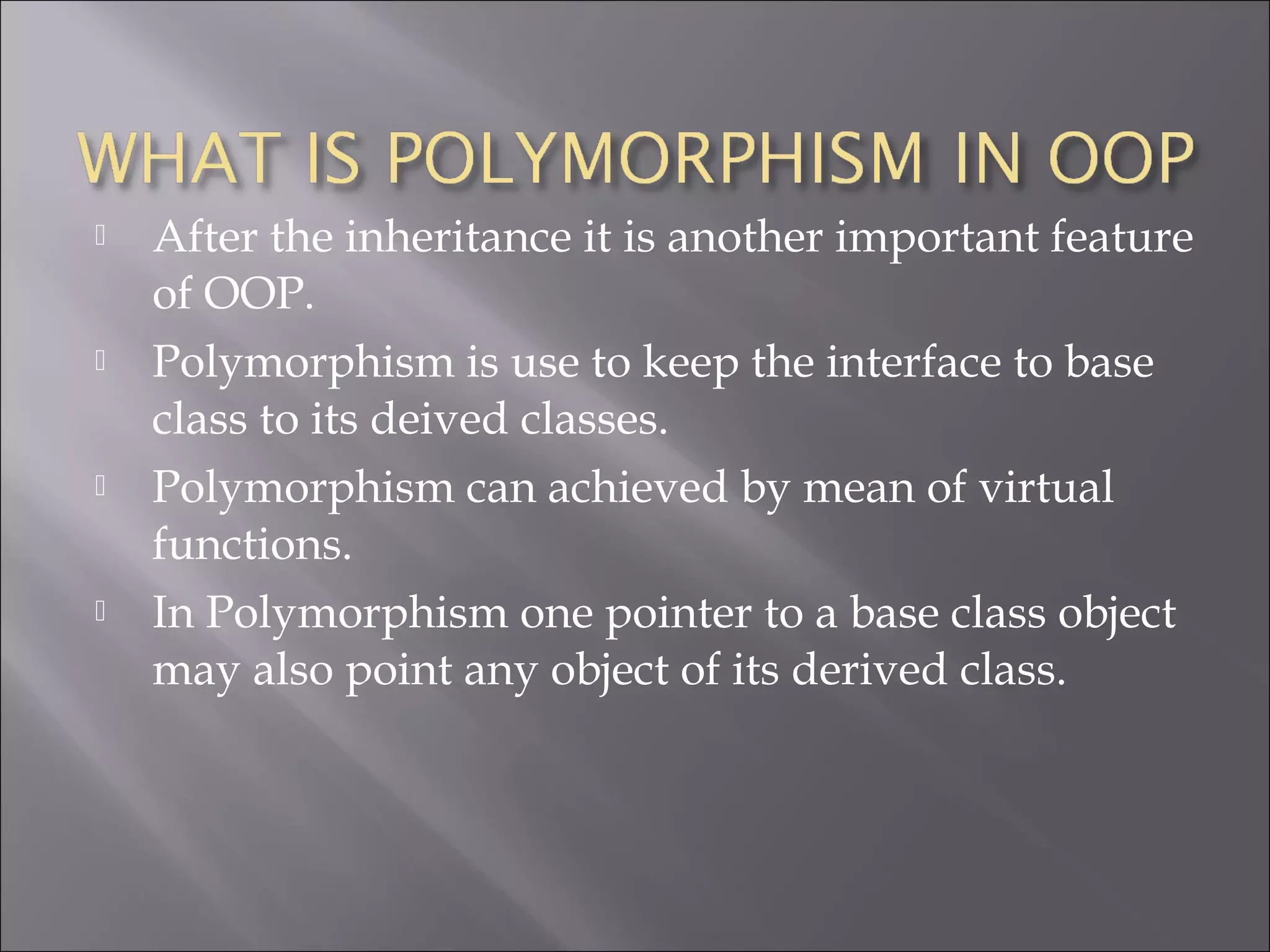 polymorphism | PPT