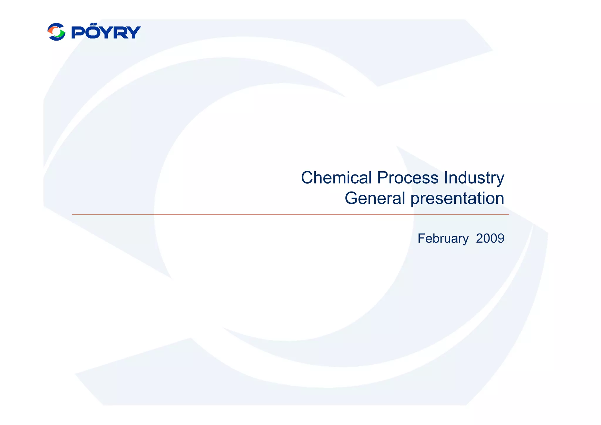 Poyry Chemical Industry | PPT