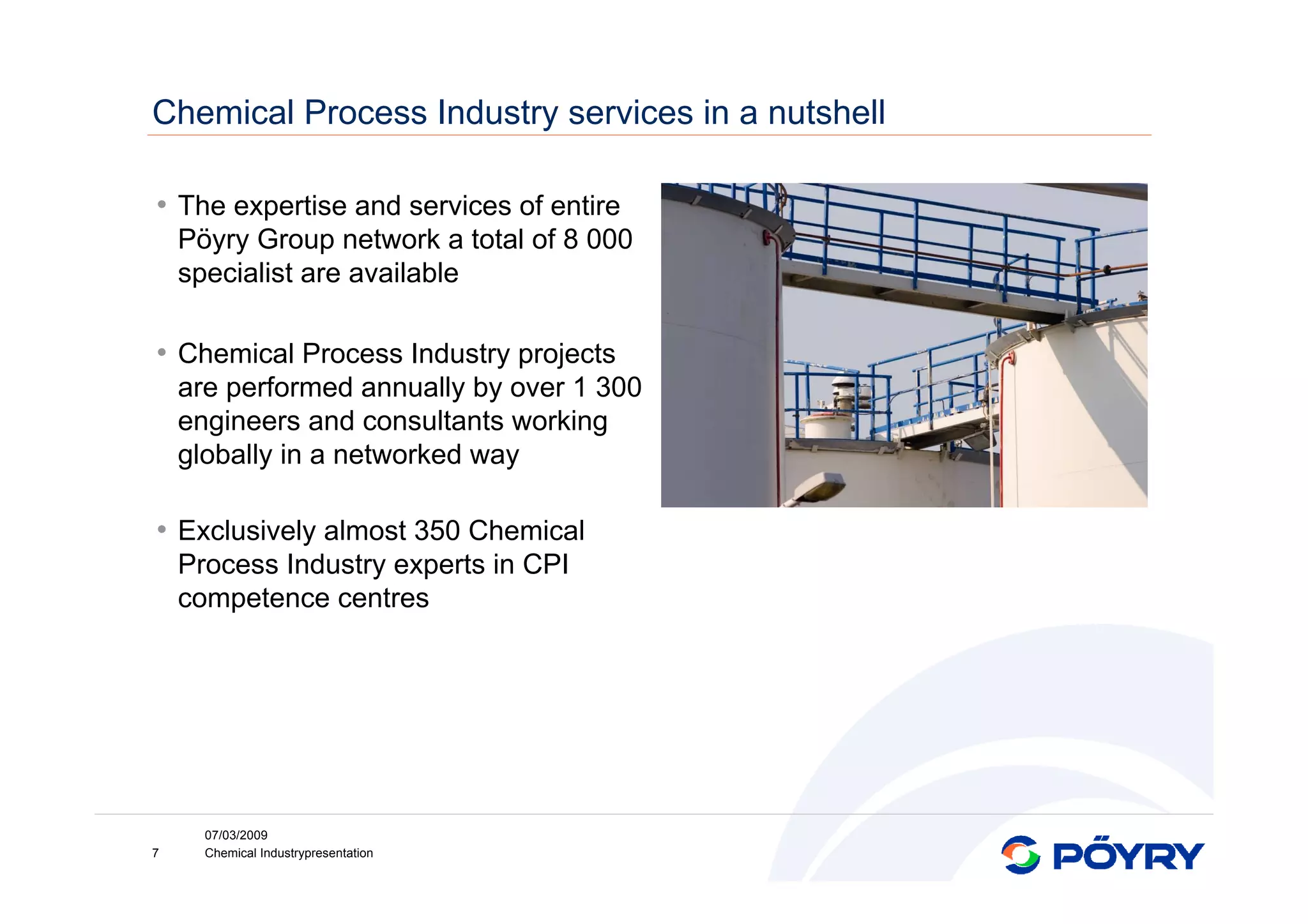 Poyry Chemical Industry | PPT