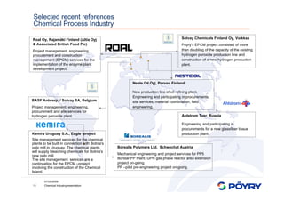 Poyry Chemical Industry | PPT