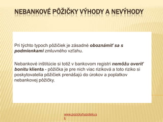 Pozicka do 24 hodin | PPTX