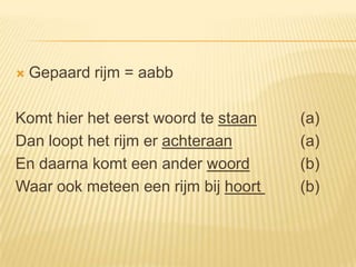 Poëzie in de klas ppt | PPTX