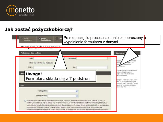 Pożyczkobiorca_Monetto_Prezentacja | PPT