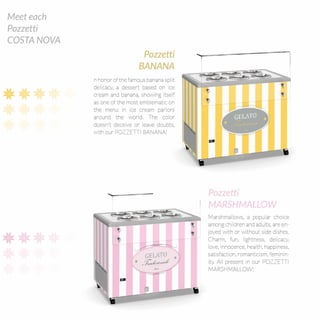 Pozzetti ice cream display case & gelato showcase - tensai industria | PDF