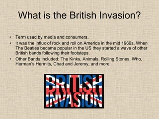 The British Invasion: starring the Beatles | PPT