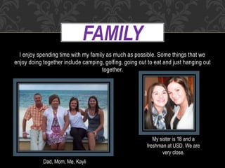 About Me PowerPoint Presentation | PPTX