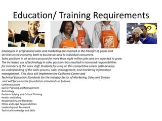 Retail Sales and Marketing | PPT