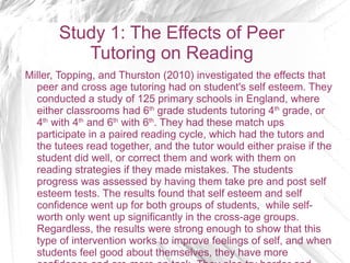 peer and cross-age tutoring | PPT