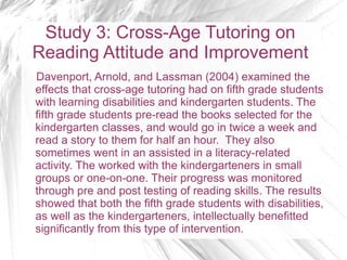 Peer and cross-age tutoring | ODP