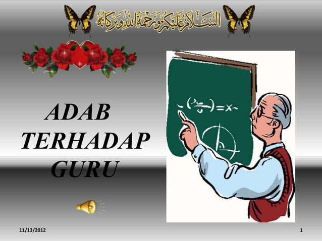adab terhadap guru | PPTX
