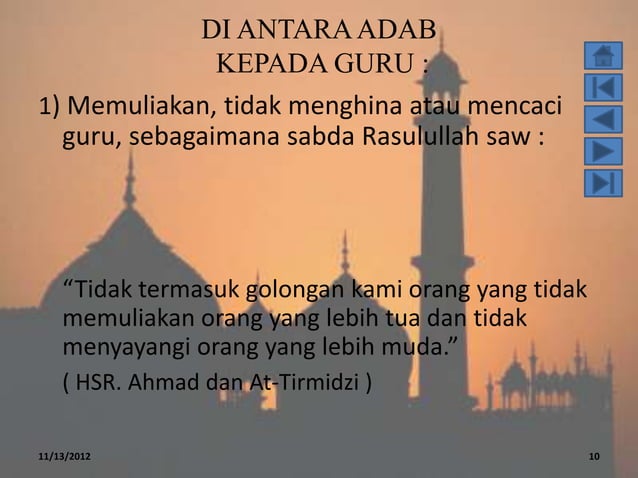 adab terhadap guru | PPTX