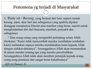 Fenomena Syirik di Masyarakat | PPTX