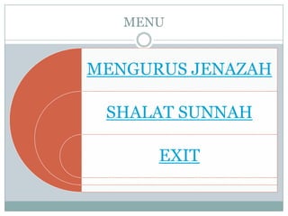 Tatacara Memandikan Jenazah dan Hilmah Shalat Sunnah | PPT