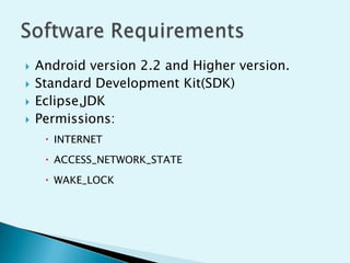 Android Project Presentation | PPTX