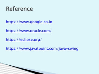 Calculator using Java | PPTX