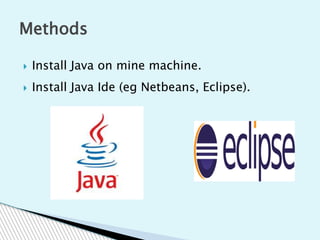 Calculator using Java | PPTX