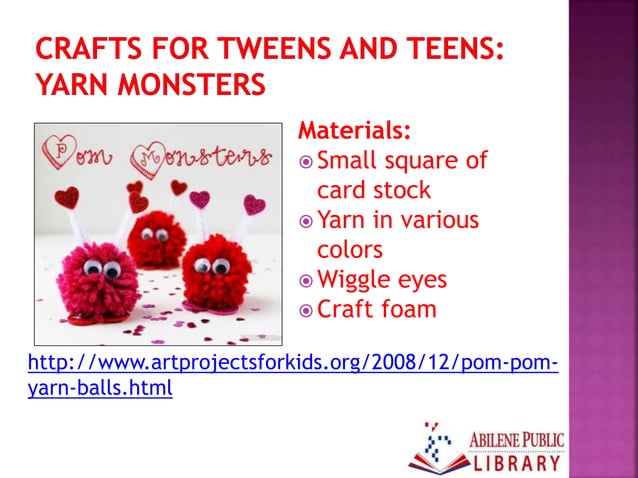 Crafting 101 - Dynamic Children's Programming | PPTX