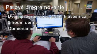 Dvaja programátori, jedna klávesnica | PPTX