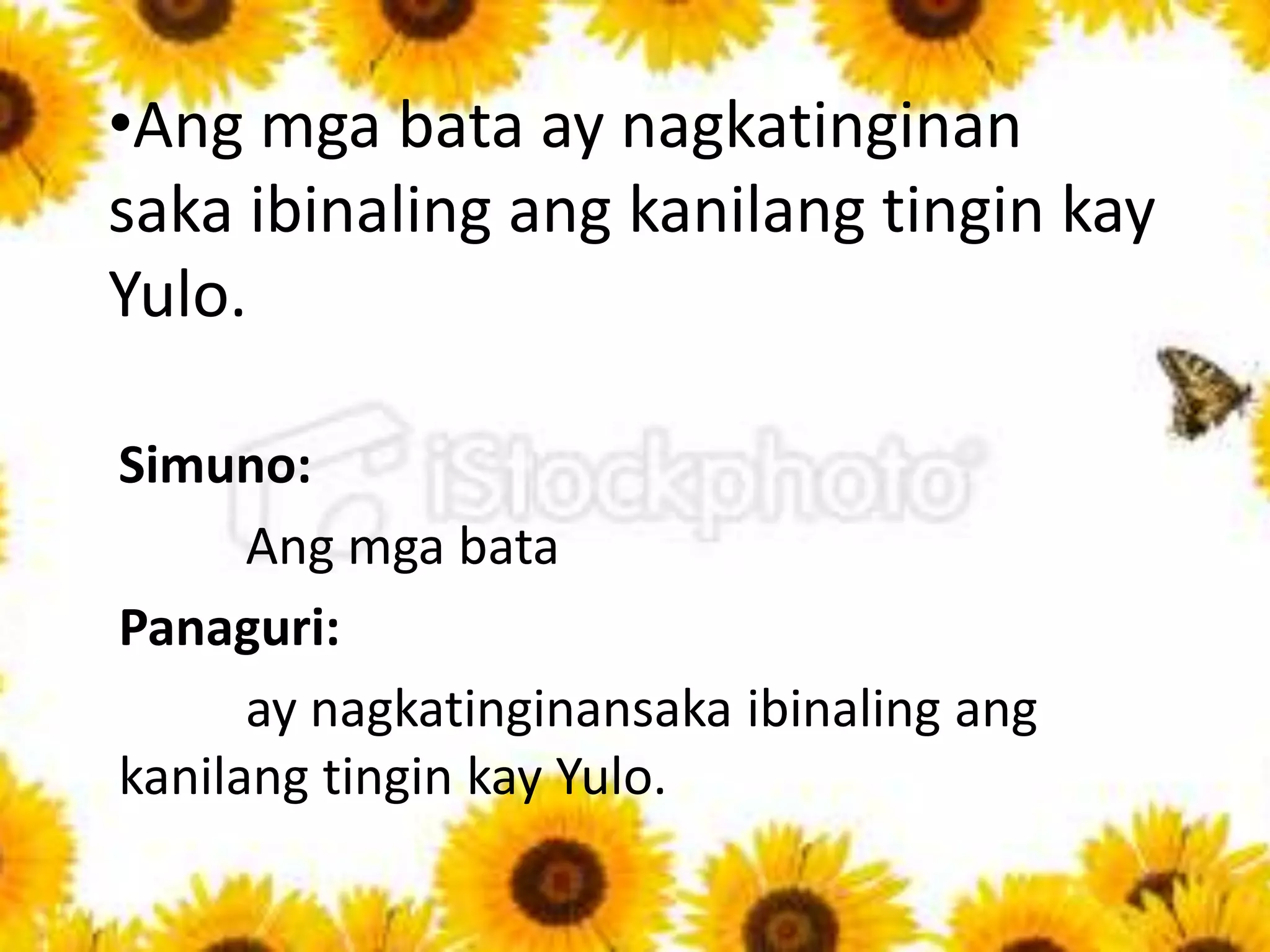 simuno at panaguri | PPTX