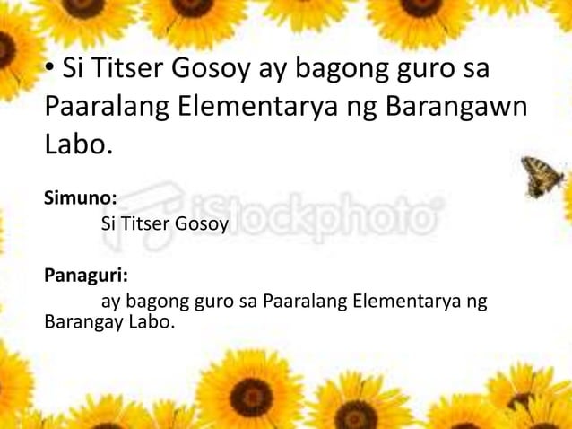 simuno at panaguri | PPTX