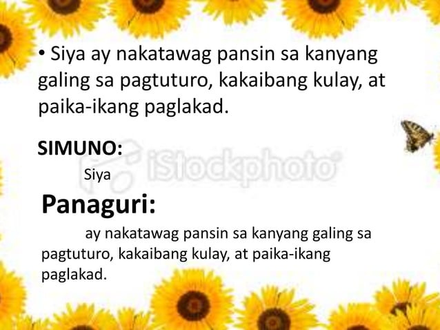 simuno at panaguri | PPTX