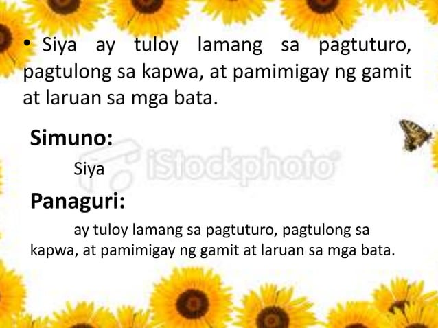 simuno at panaguri | PPTX