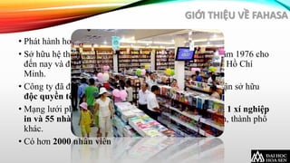 Quản trị bán lẻ - DN Fahasa | PPTX