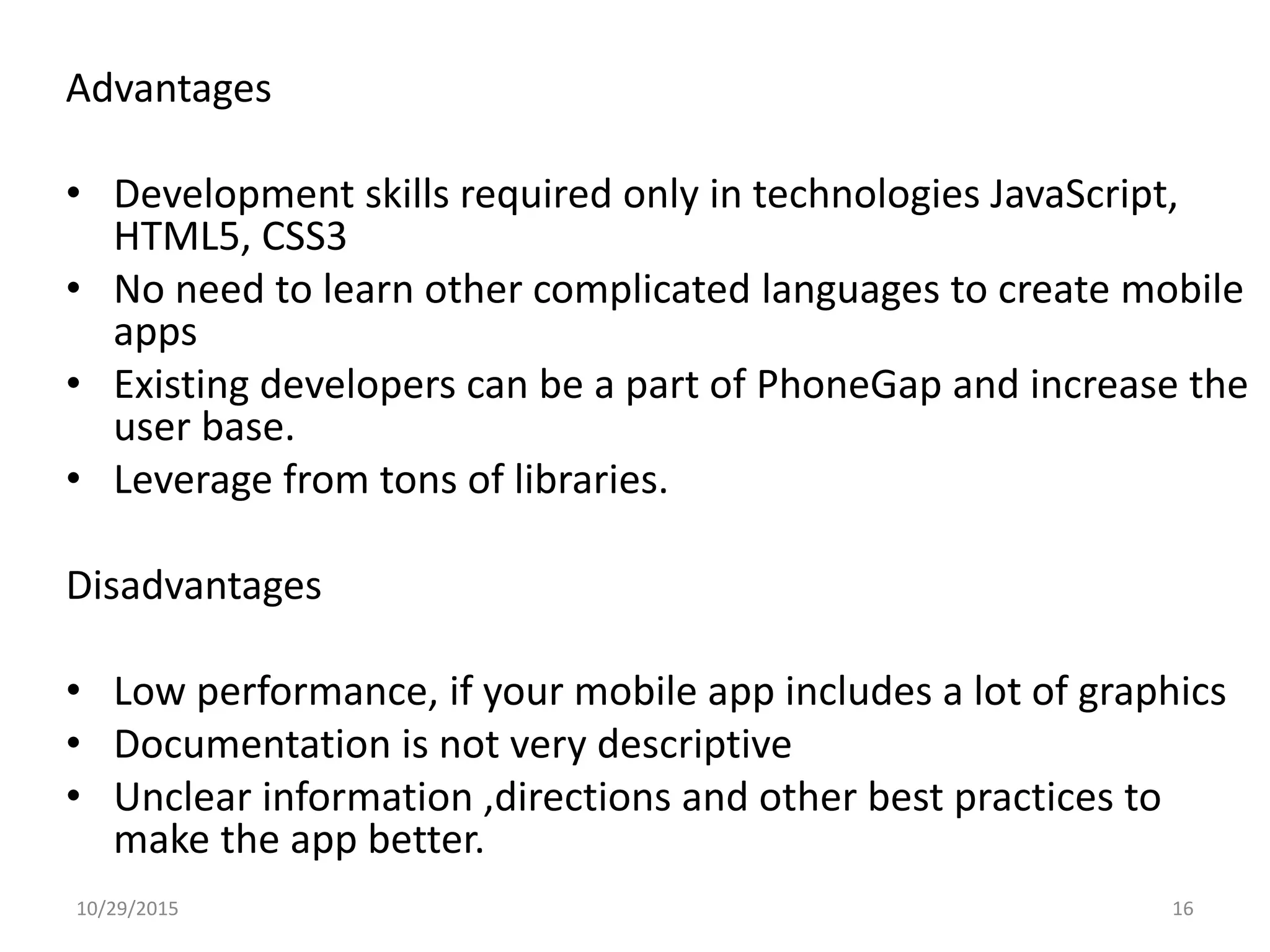 Cross Platform Mobile Application Development Ppt