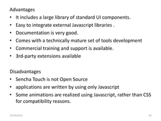 Cross Platform Mobile Application Development | PPTX