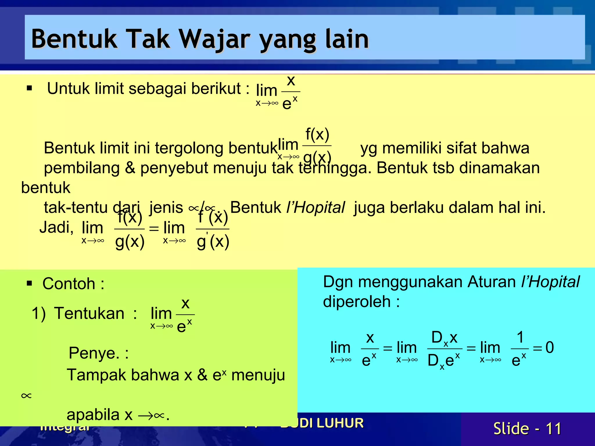 Pp 15(integral tak tentu) | PPT