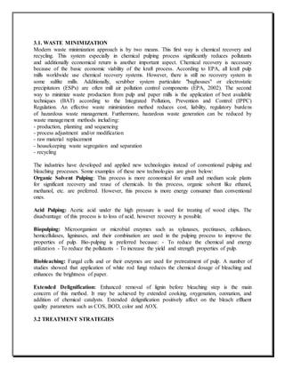 Paper and Pulp Industry- Pollution Control Techniques | DOCX