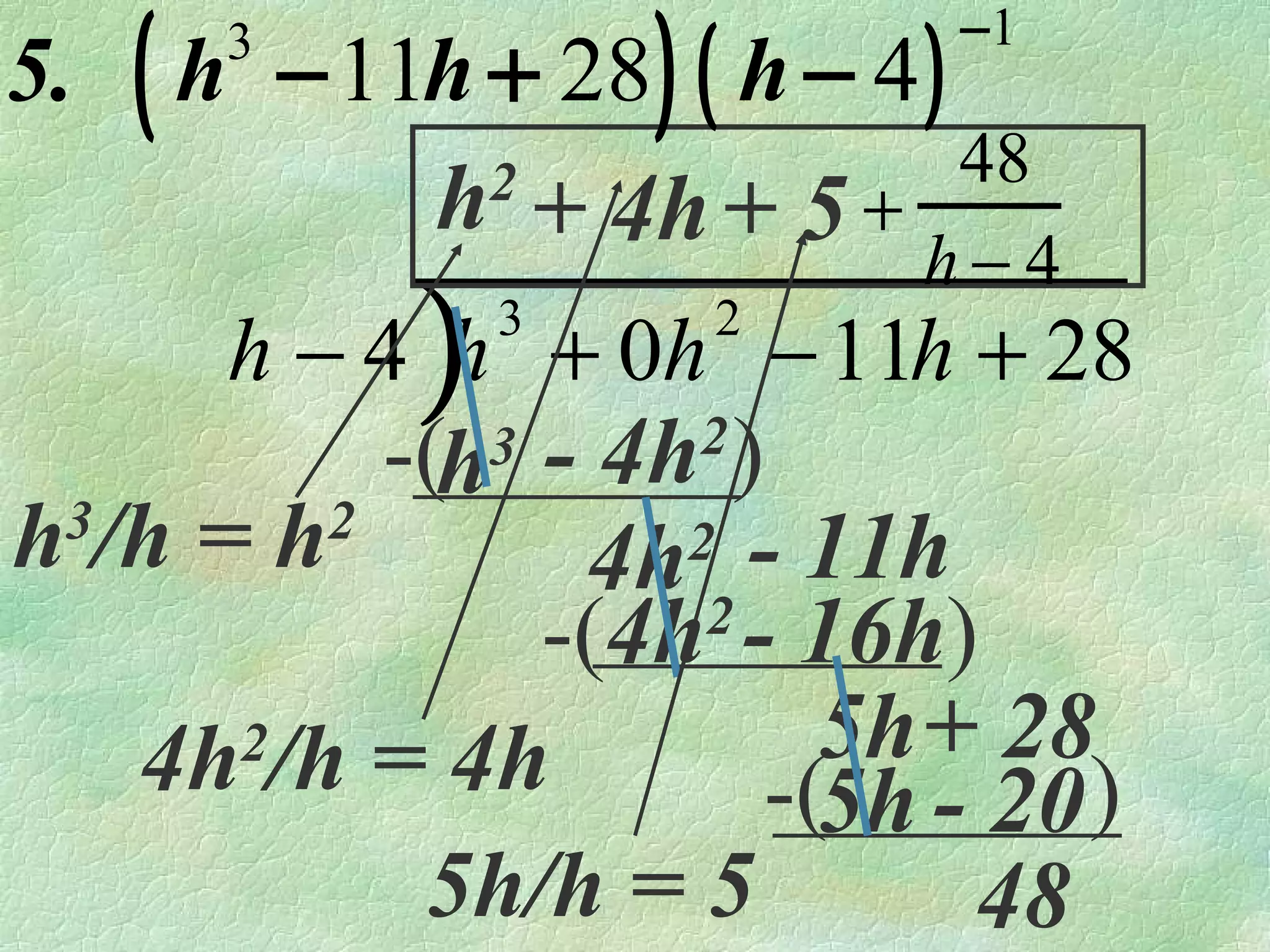 Division of Polynomials | PPT